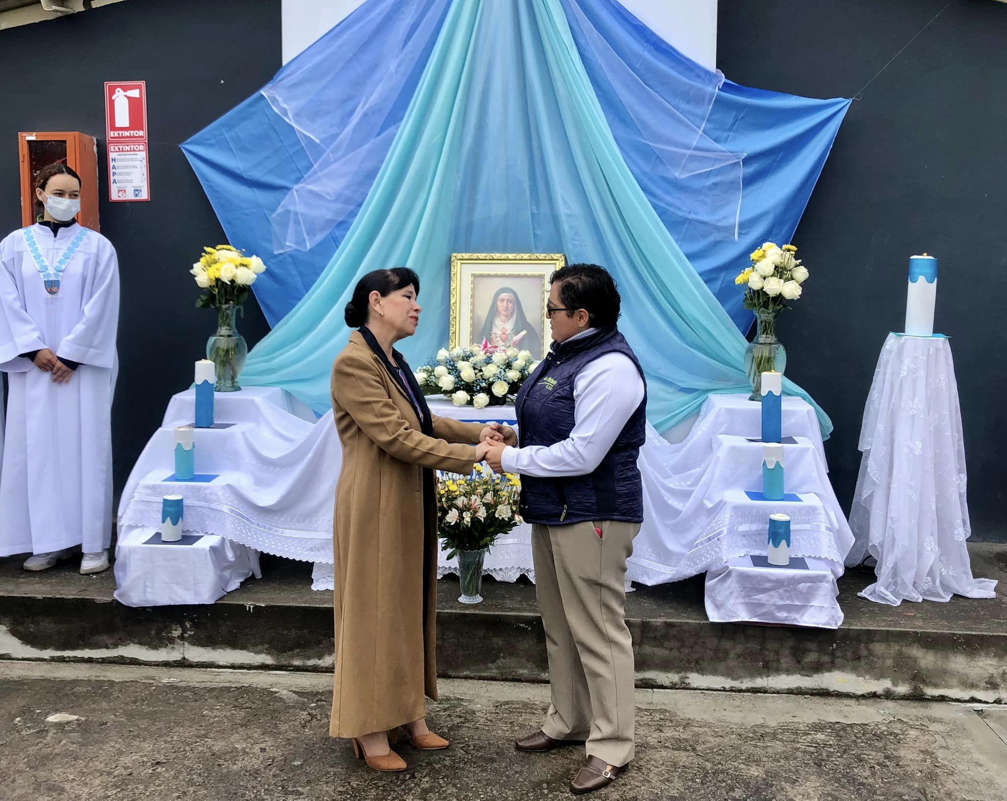 Visita del cuadro emblemático de Nuestra Madre María en la advocación ...